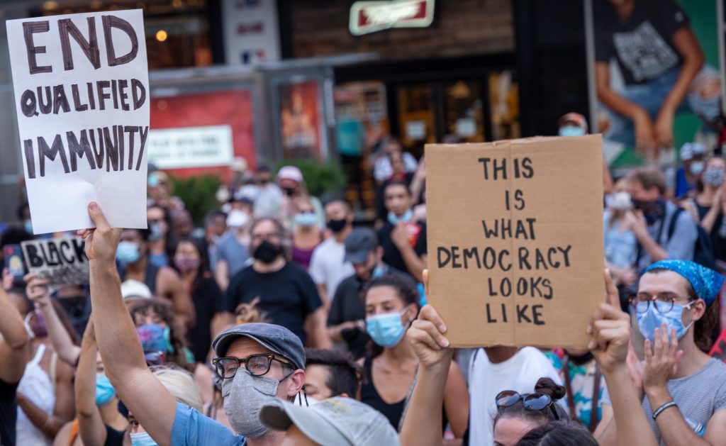 Protesters Demand the Protection our Constitution Promises. Courts are ...